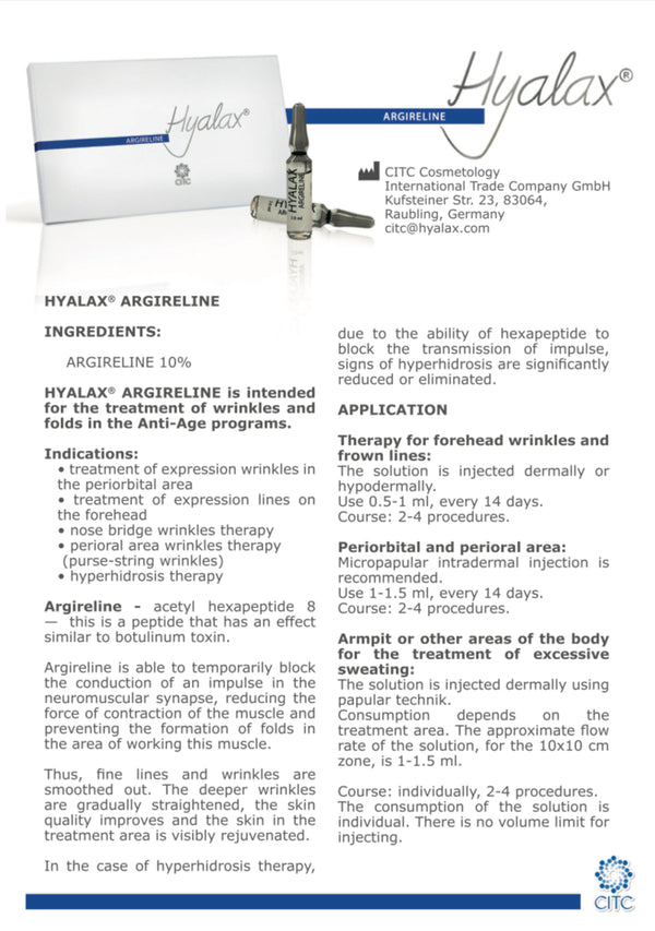 Hyalax Meso Argireline | Beauty Shop Direct